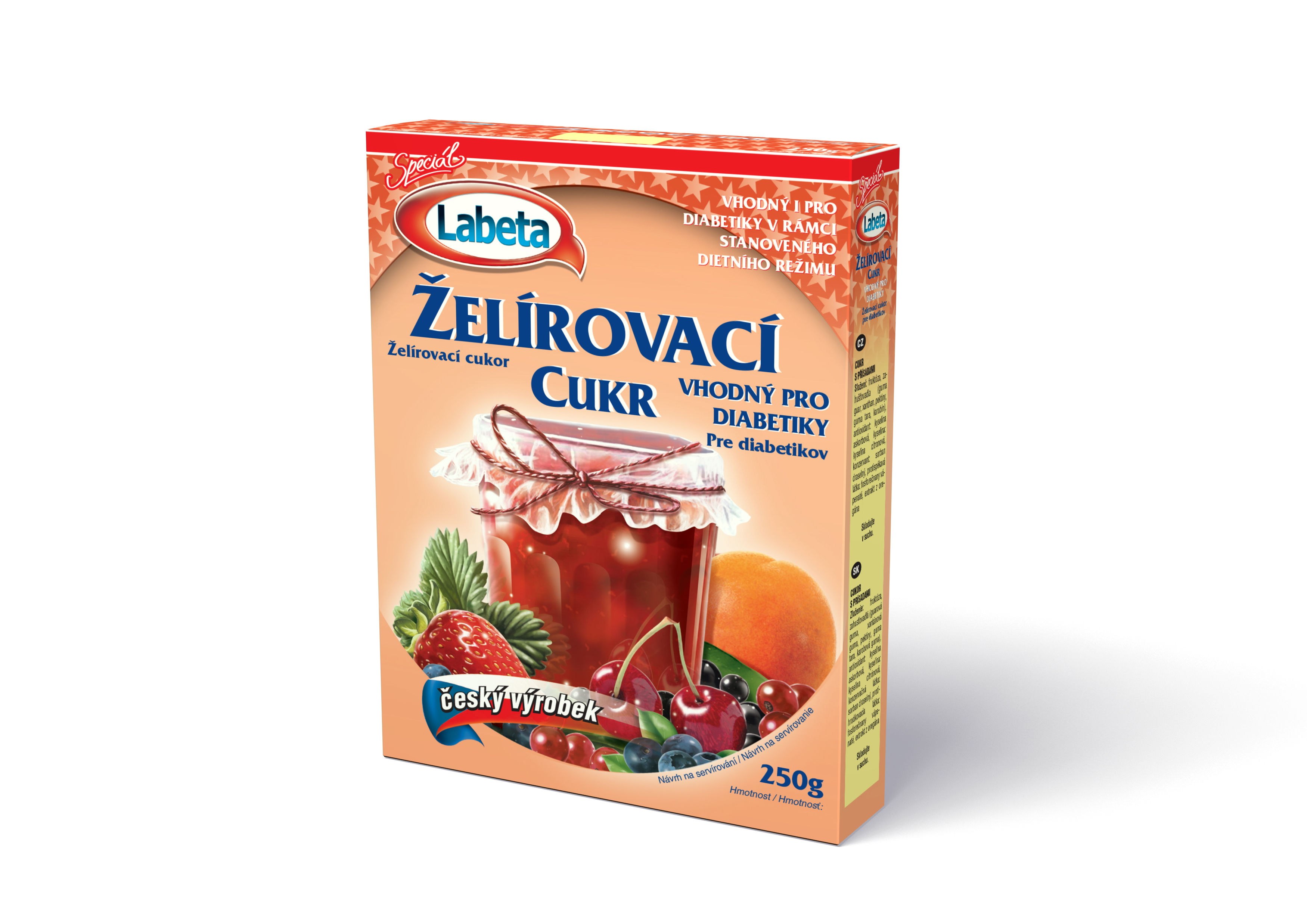 Želírovací cukr vhodný pro diabetiky | Labeta.cz